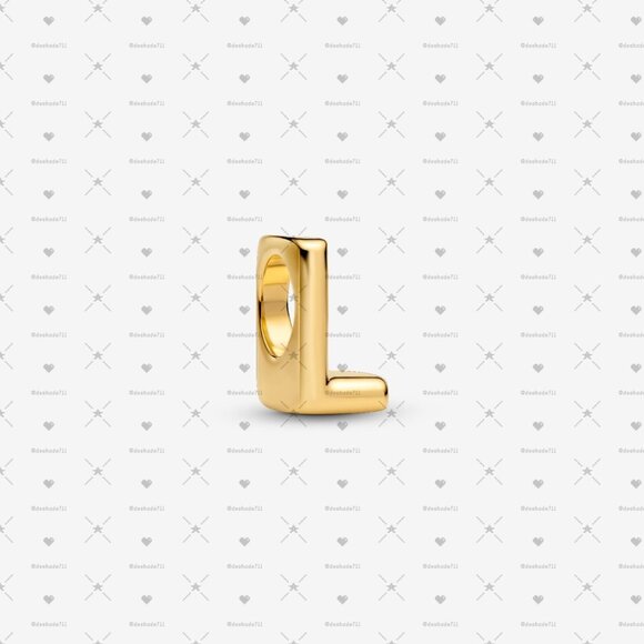 Pandora | Jewelry | Pandora Letter L Alphabet Charm | Poshmark